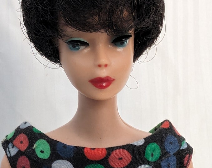 Bubblecut Barbie, Jet Black, Raven, First Issue From 1961, Barbie Only ...