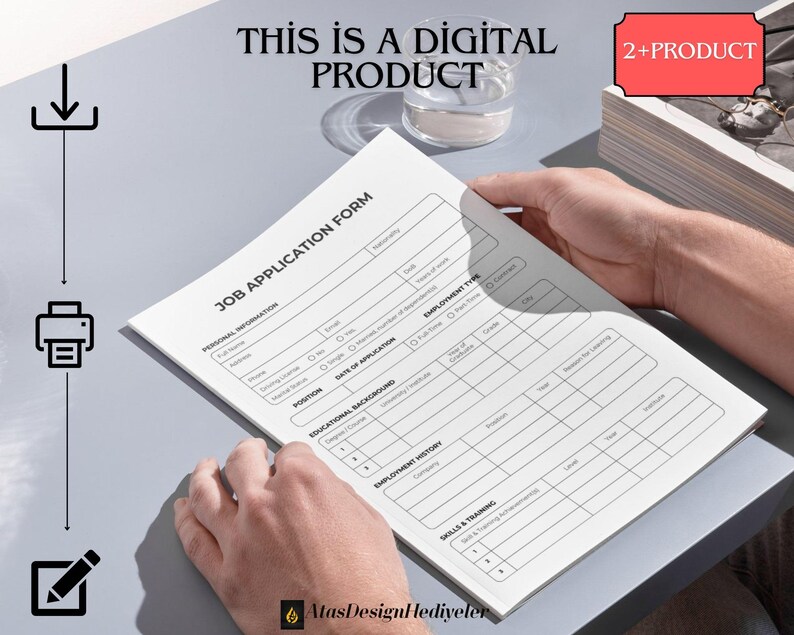 Job Application Form Job Application Job Template Business Form ...