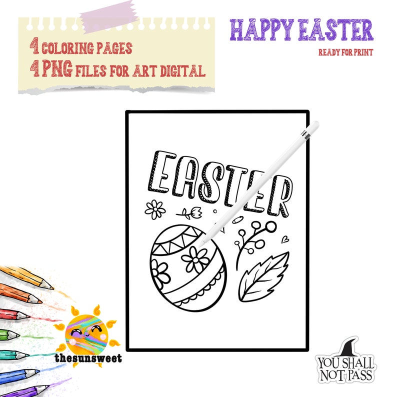 Easter Coloring Pages Printable, Peeps Coloring Pages, Easter ...