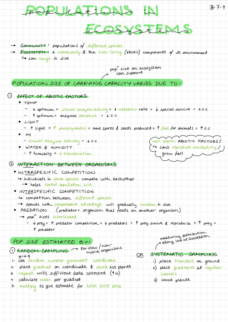 AQA Alevel Biology A Notes - Etsy