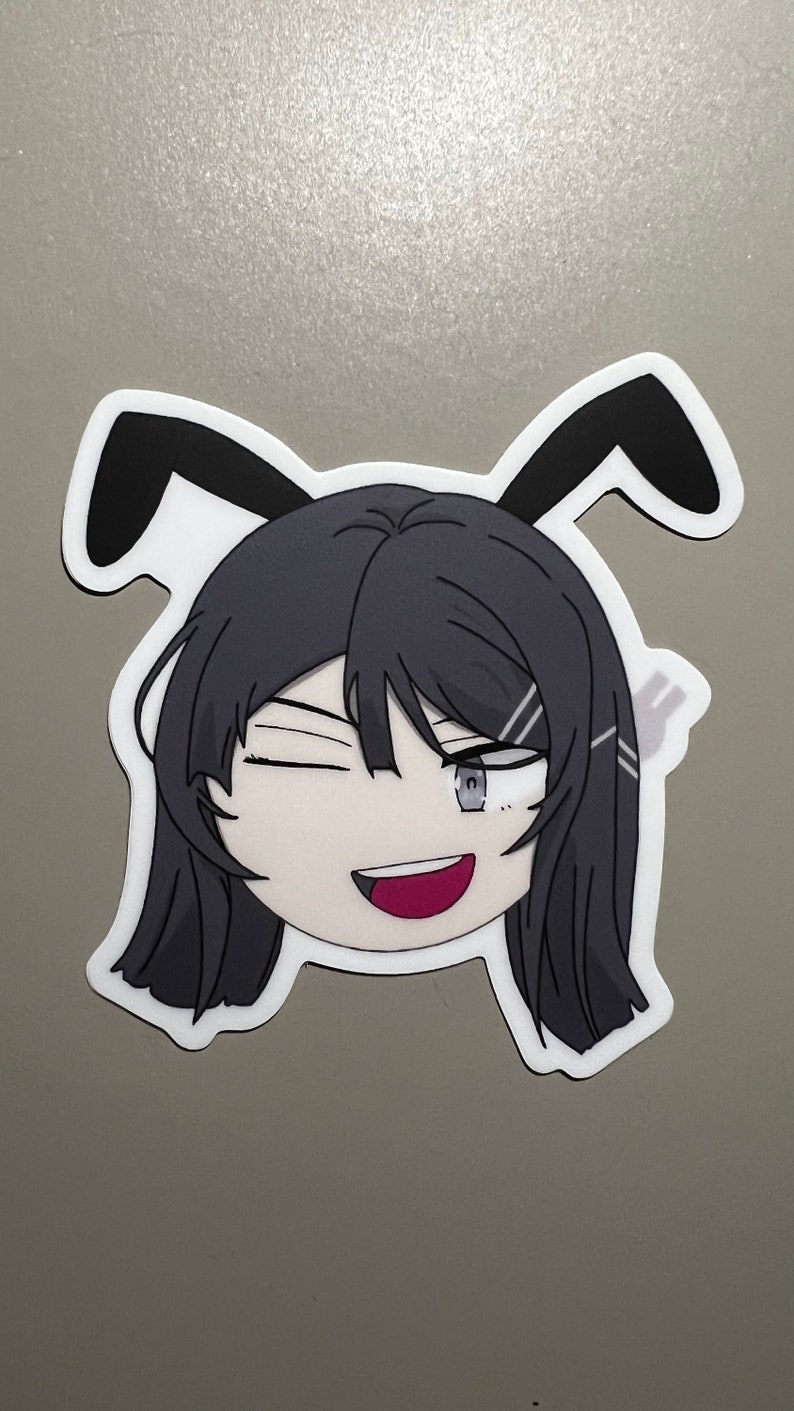 Mai, the Bunny Girl Senpai Sticker - Etsy