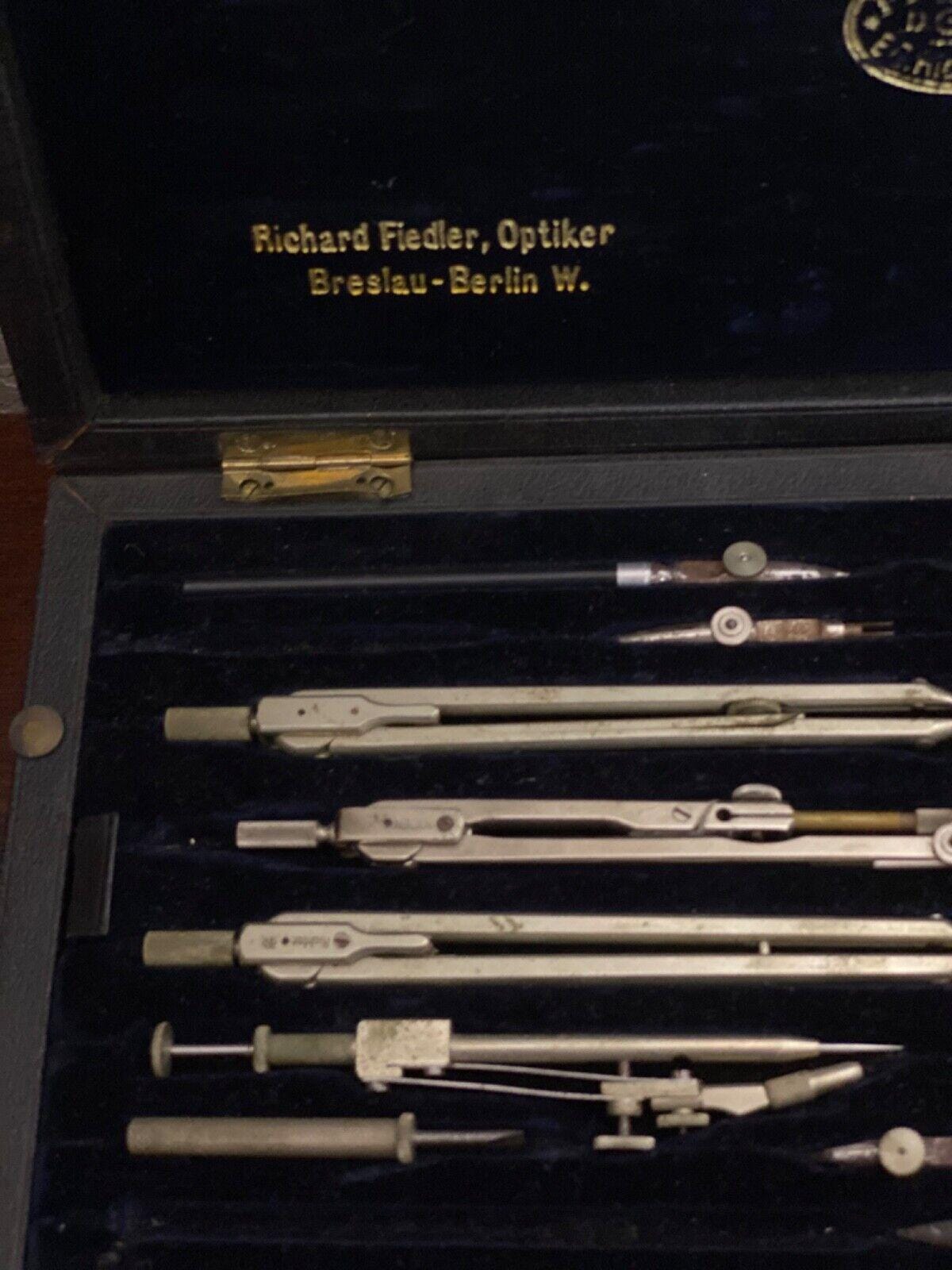 RARE Richter & CO Precision Drafting Tools Germany Richard FIEDLER ...