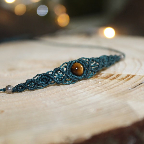 Micro Macrame Necklace - Etsy