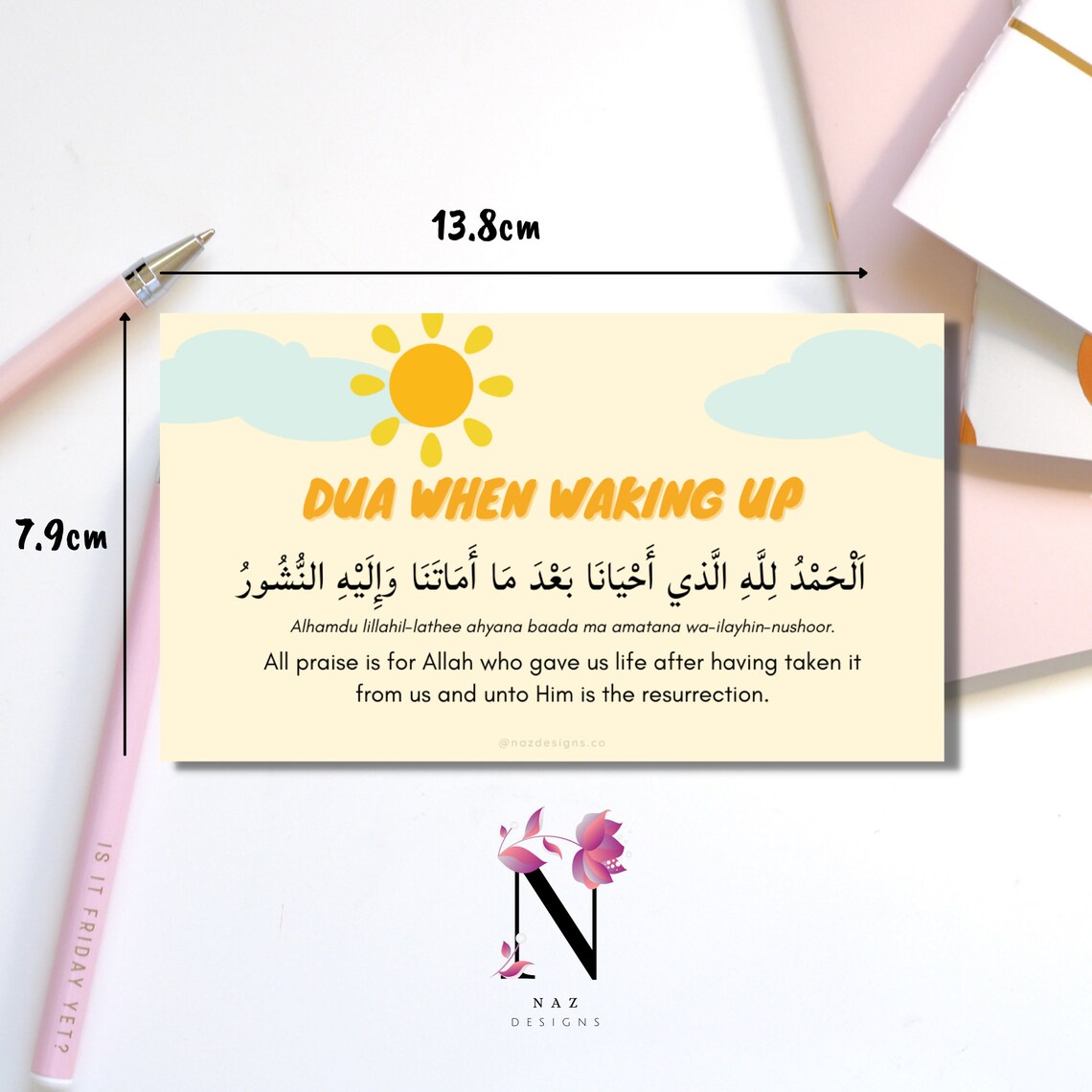 Childrens Daily Dua Cards Daily Duas Dua Islam Islamic - Etsy