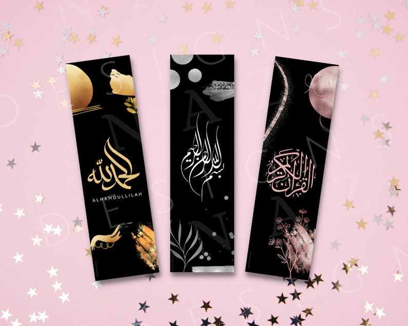 Printable Quran Bookmarks, Quran Bookmarks, Islamic Bookmarks, Ramadan ...