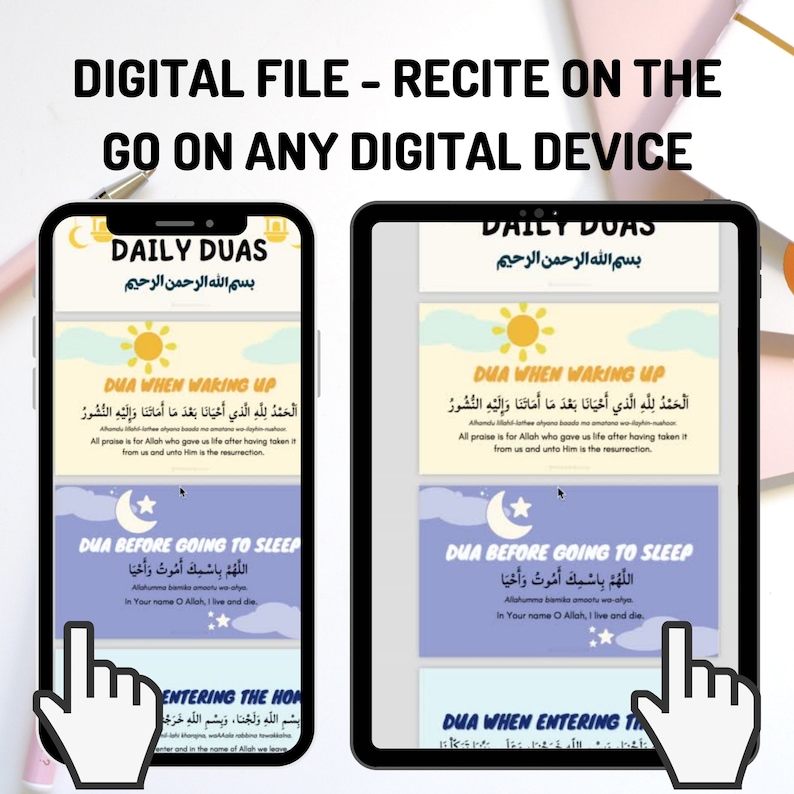 Childrens Daily Dua Cards Daily Duas Dua Islam Islamic - Etsy