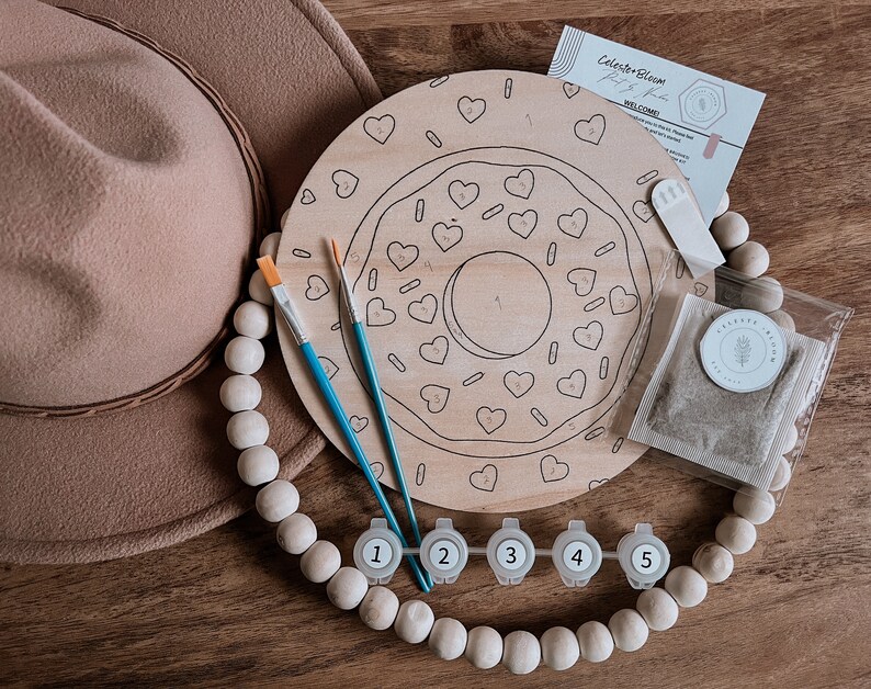 DONUT You Love Me Paint by Number Kit, Paint and Sip, Valentines Day ...