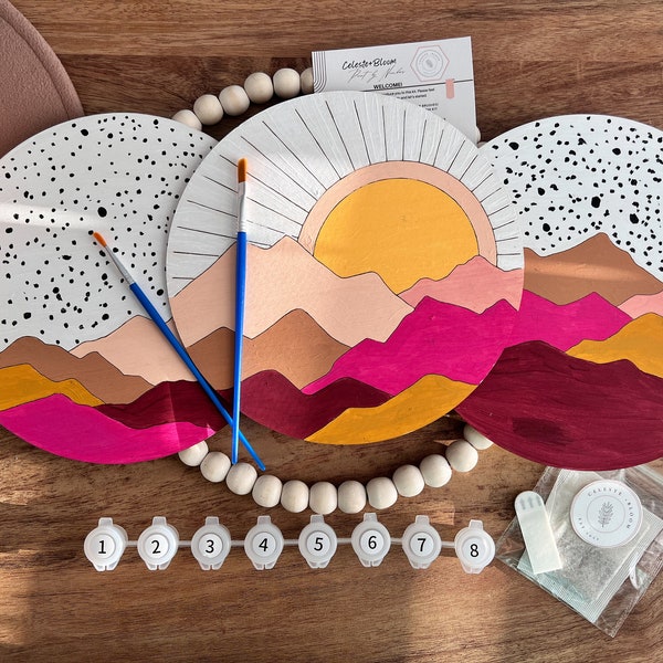 Paint by Number Kit - Etsy