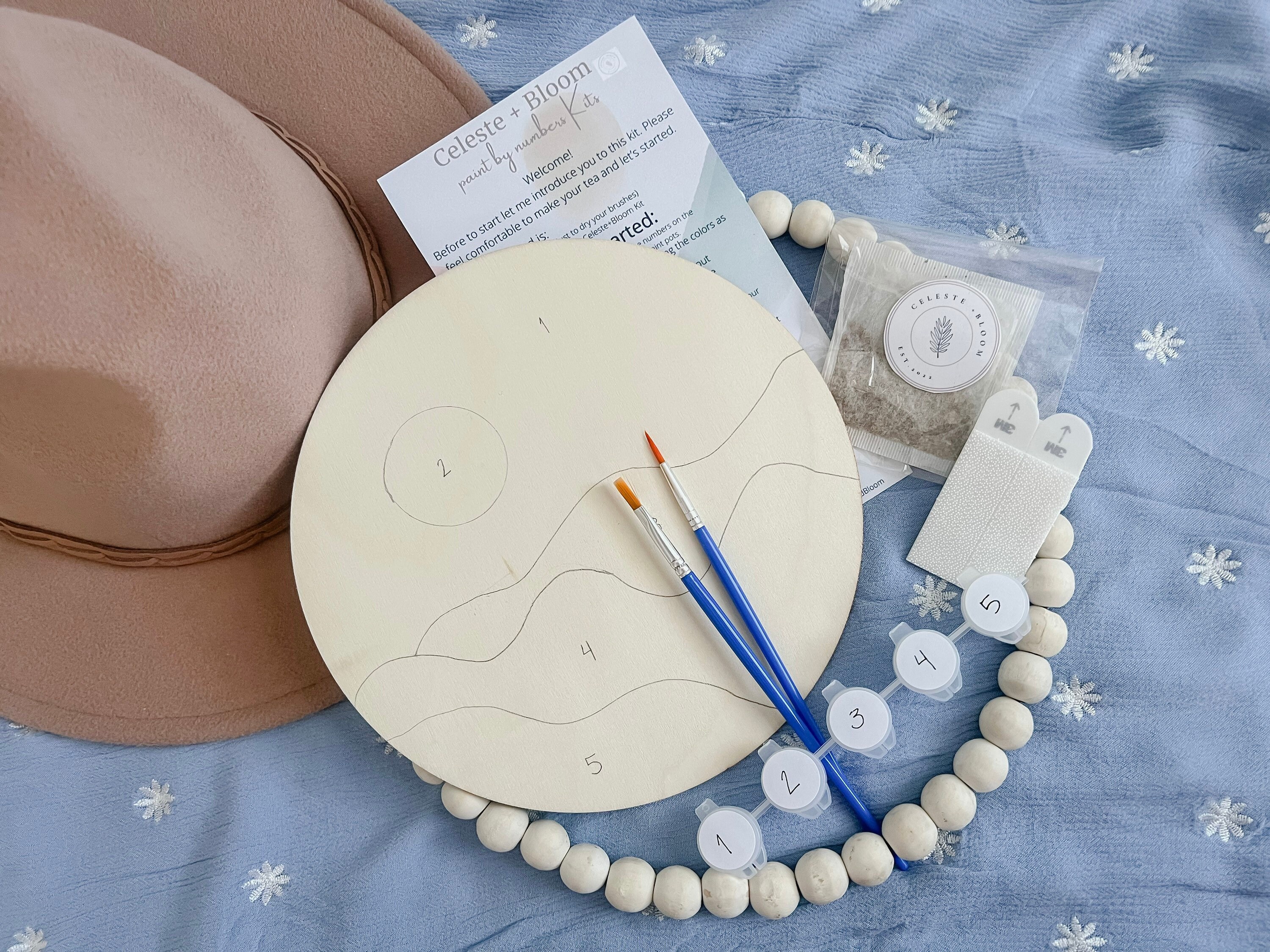 SUNSET Paint by Numbers Kit, Easy Diy Beginners Acrylic Paint Kit ...