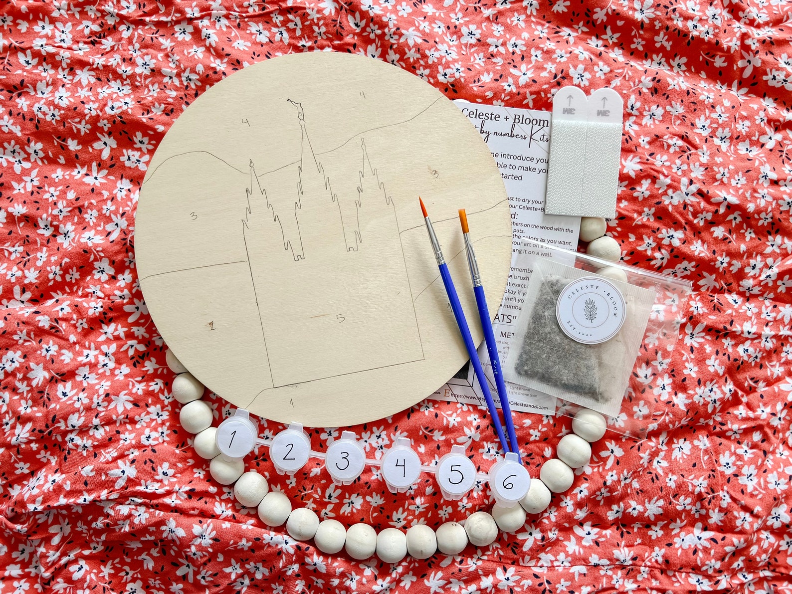 Salt Lake LDS Temple Paint by Numbers Kit: DIY Craft Gift - Etsy