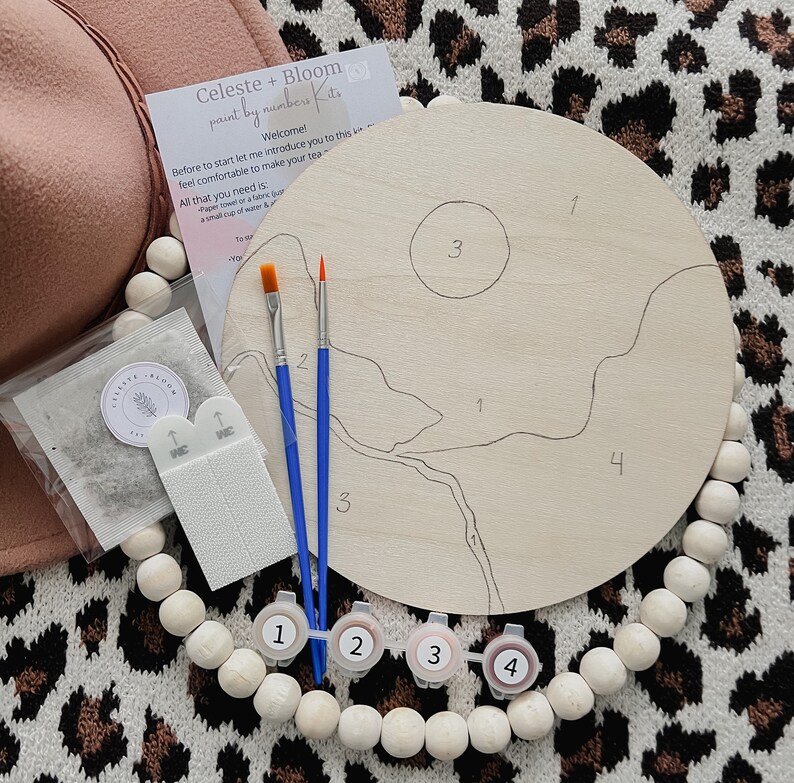 Paint by Numbers Kit, BOHO DESERT, Easy DIY Beginners Acrylic Painting ...