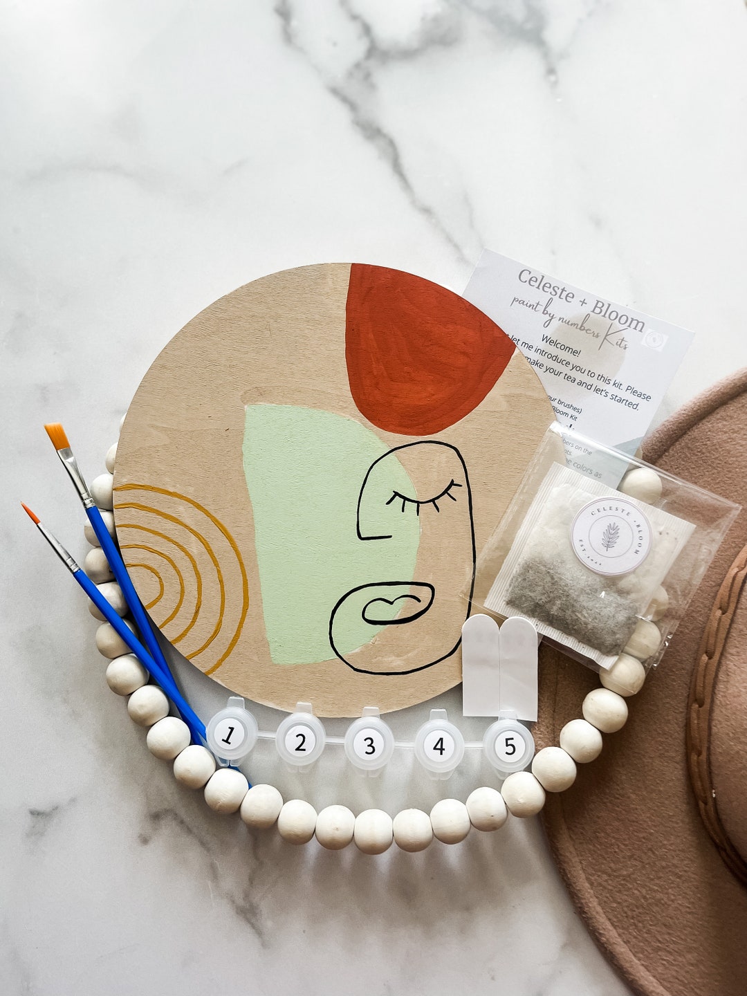 Line Face Paint by Numbers Kit: Eclectic DIY Craft - Etsy