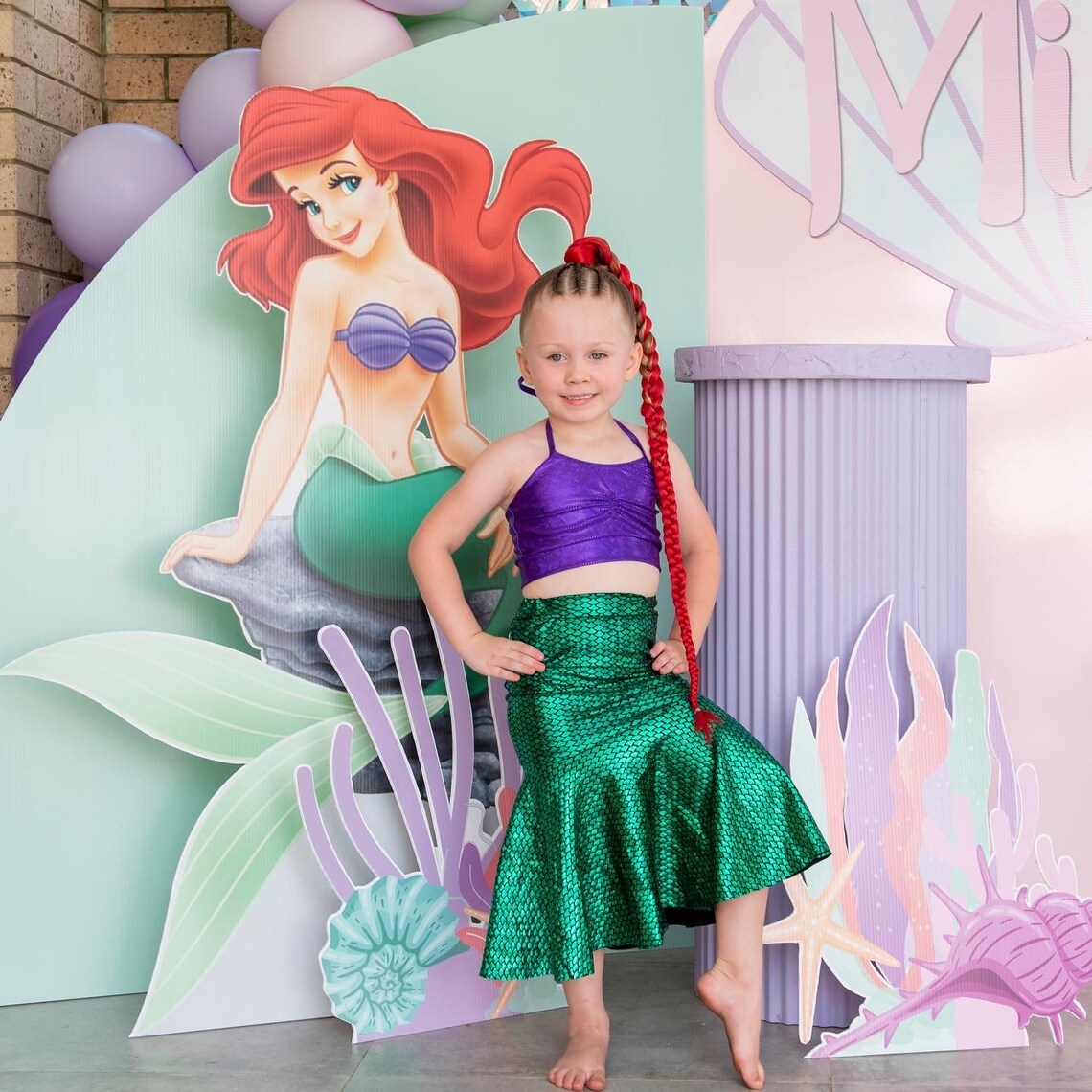 Mermaid / Ariel Party Standee Cut Outs - Etsy Australia