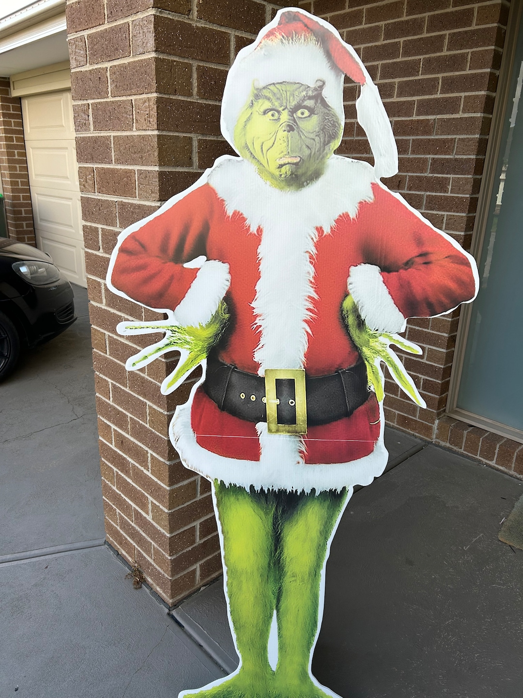 Christmas Grinch Standee - Etsy Australia