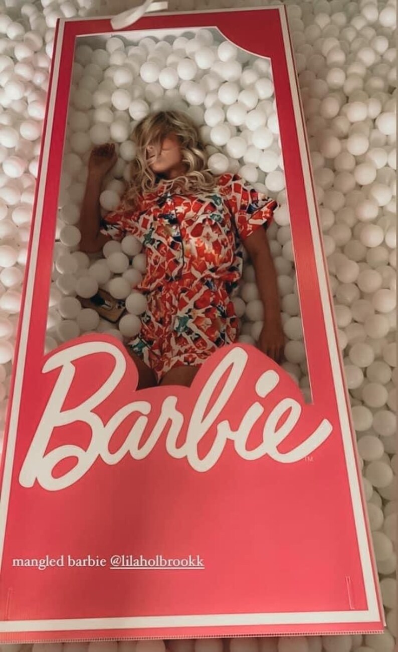 Barbie/personalised Photo Booth - Etsy