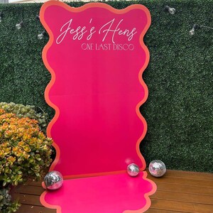 One Last Disco Hen's Backdrop and Floor Mat Bundle - Etsy
