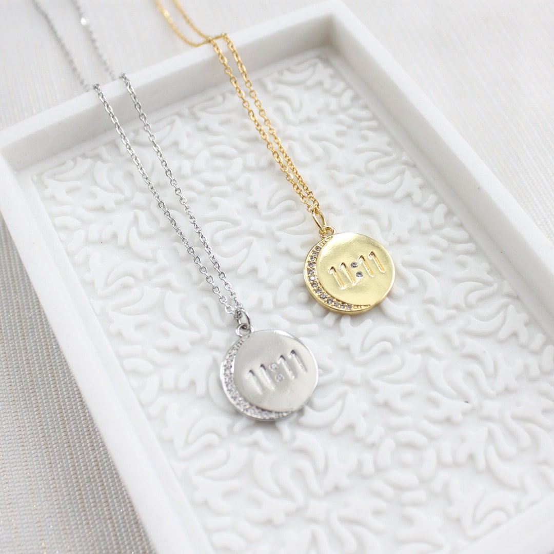 11:11 Angel Number Pendant Necklace. 1111, Angels, Loved Ones ...