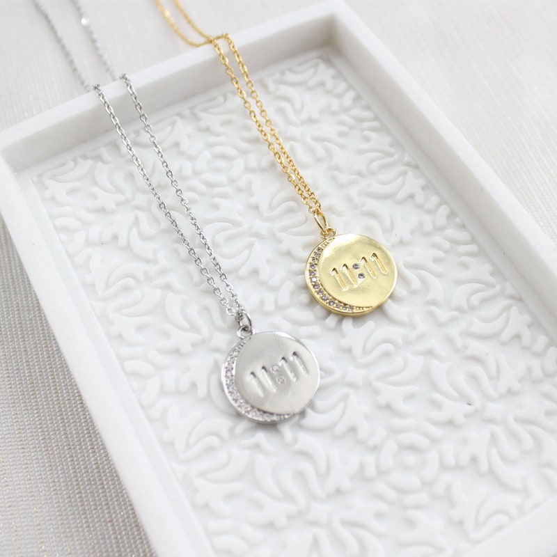 11:11 Gold Necklace - Etsy