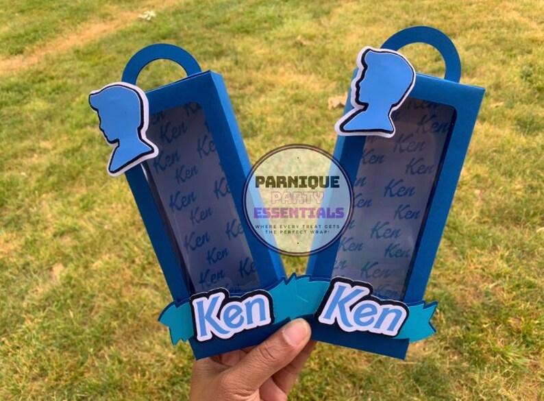 Tall 3D Box Party Favor - Customized Box -boy - Etsy