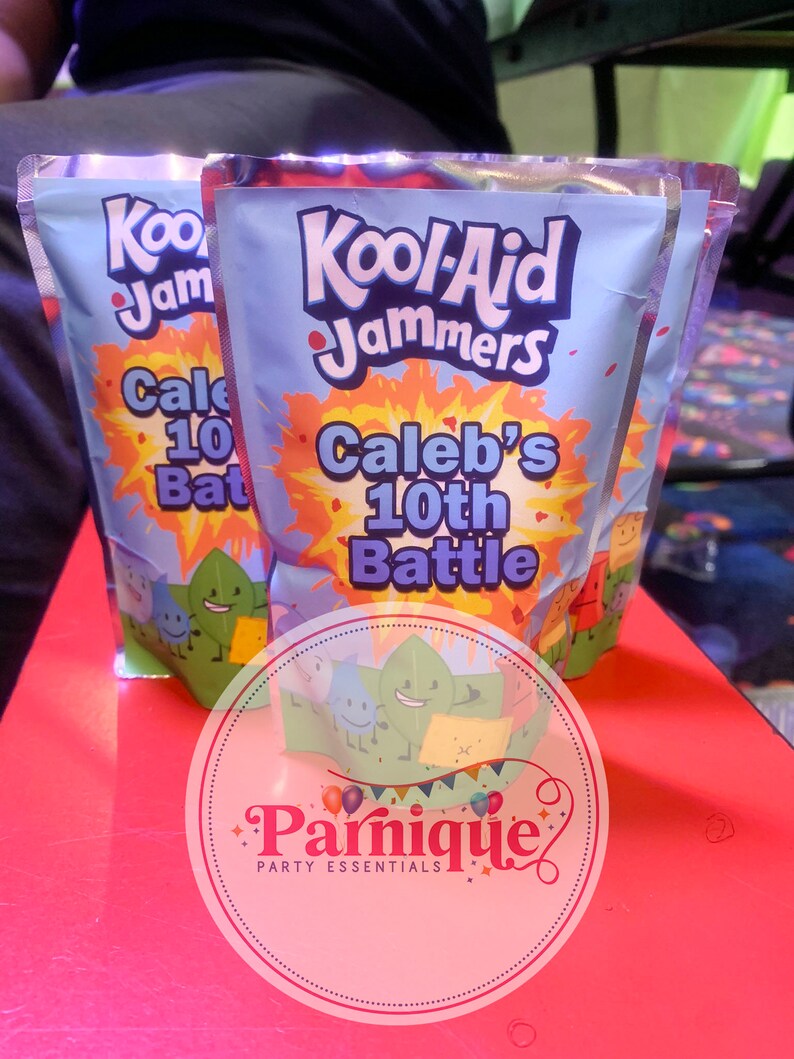 BFDI Juice Pouch Labels Digital Download - Etsy