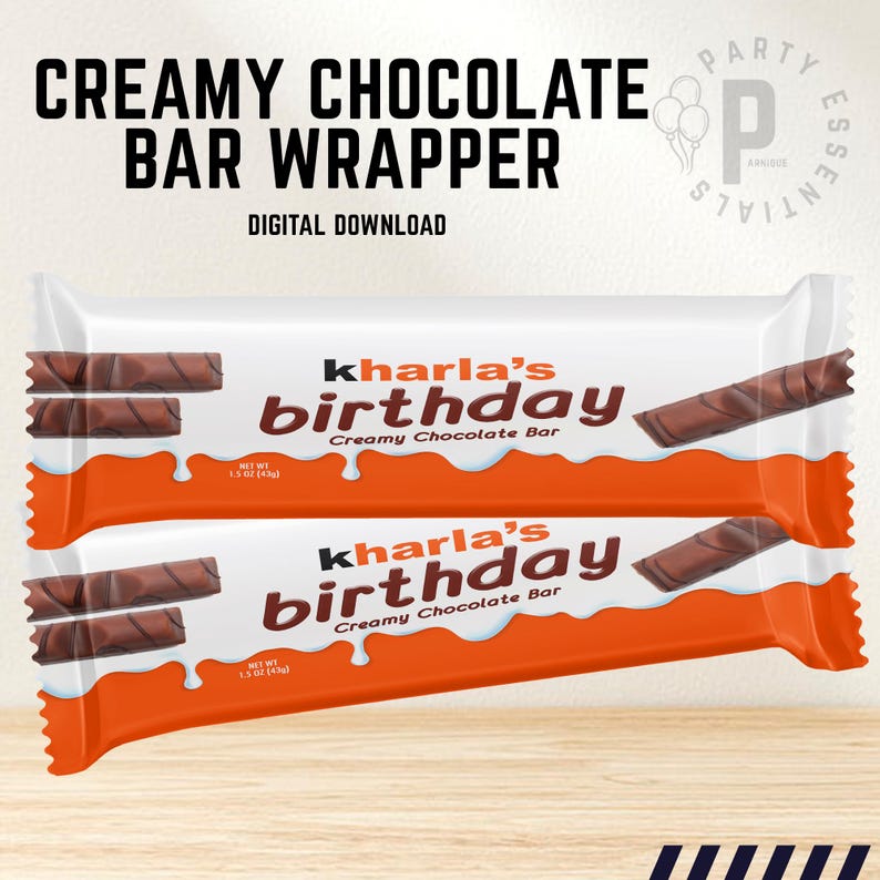 Kinder Joy Chocolate Bar Wrapper – Digital File Only - Etsy