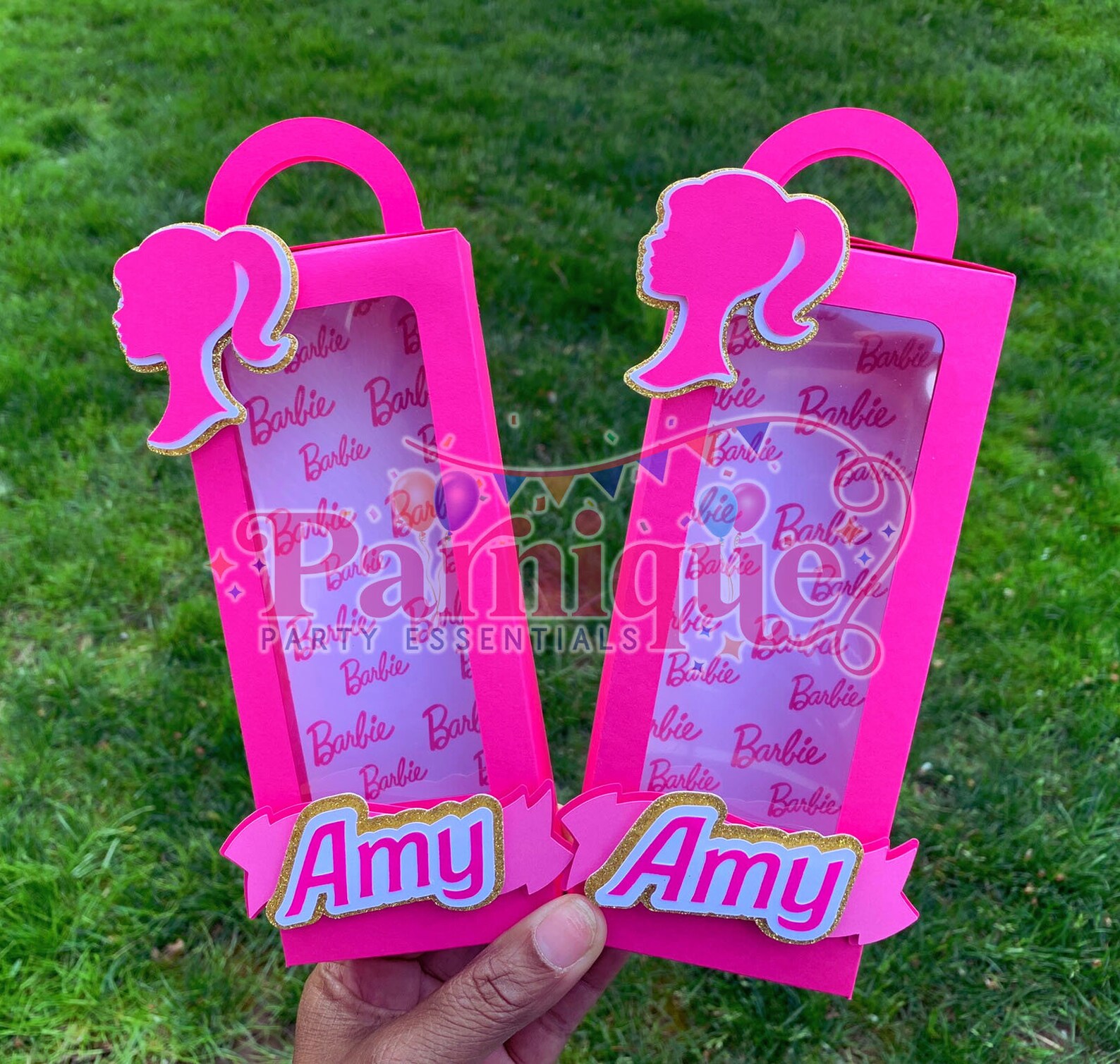 Tall 3D Box Party Favor - Customized Box - Etsy