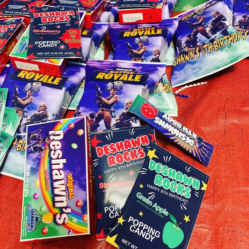 Popping Candy Wrappers - Digital Download - Etsy