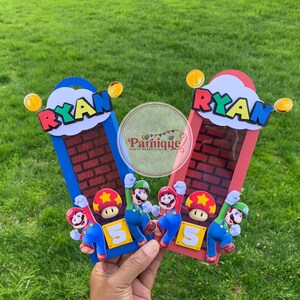 Mario - Tall Box - Party Favors - Etsy