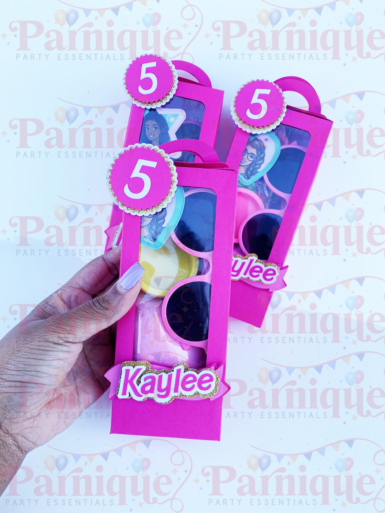 Tall 3D Box Party Favor Customized Box - Etsy