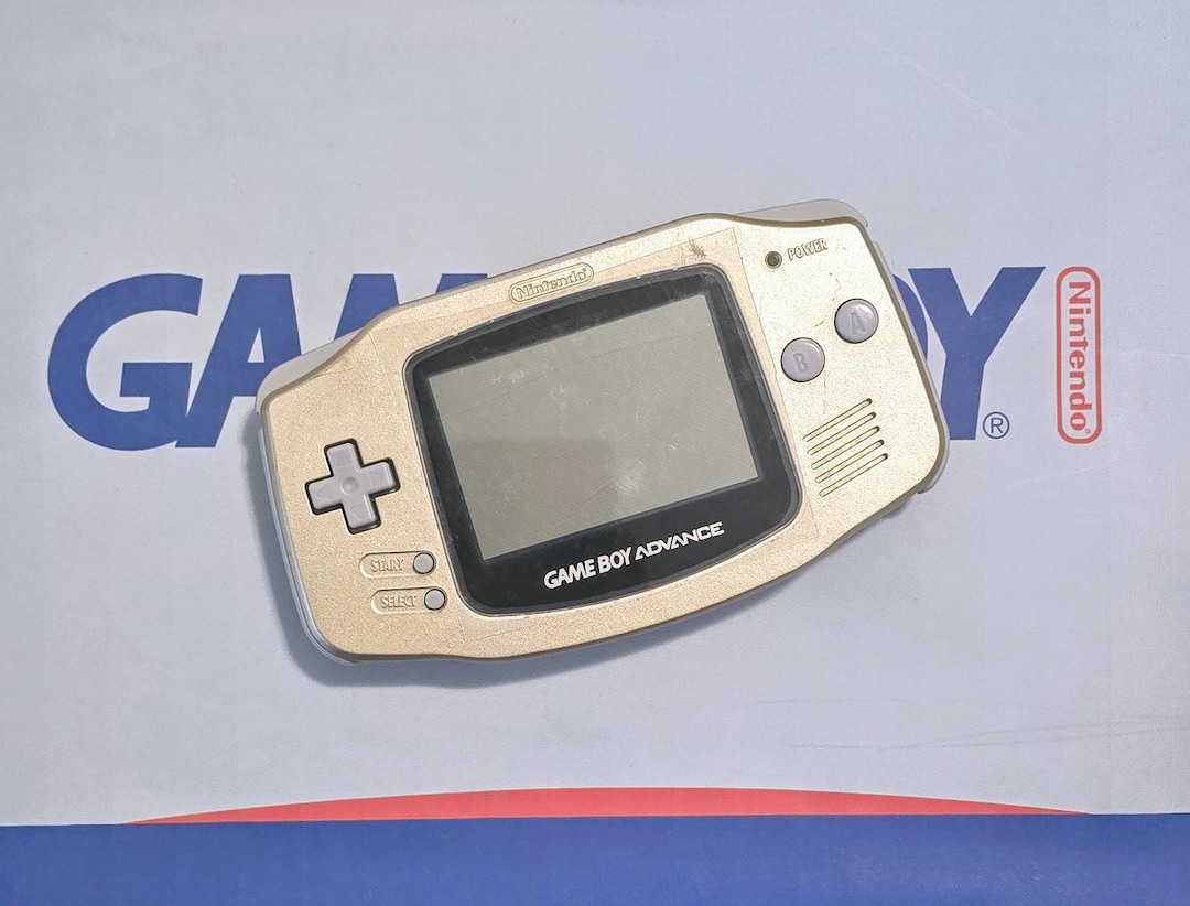 Nintendo Gameboy Advance – Gold (original Limited Edition) - Etsy