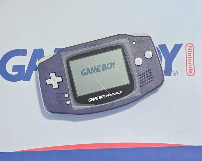 Nintendo Gameboy Advance – Purple Original Console - Etsy