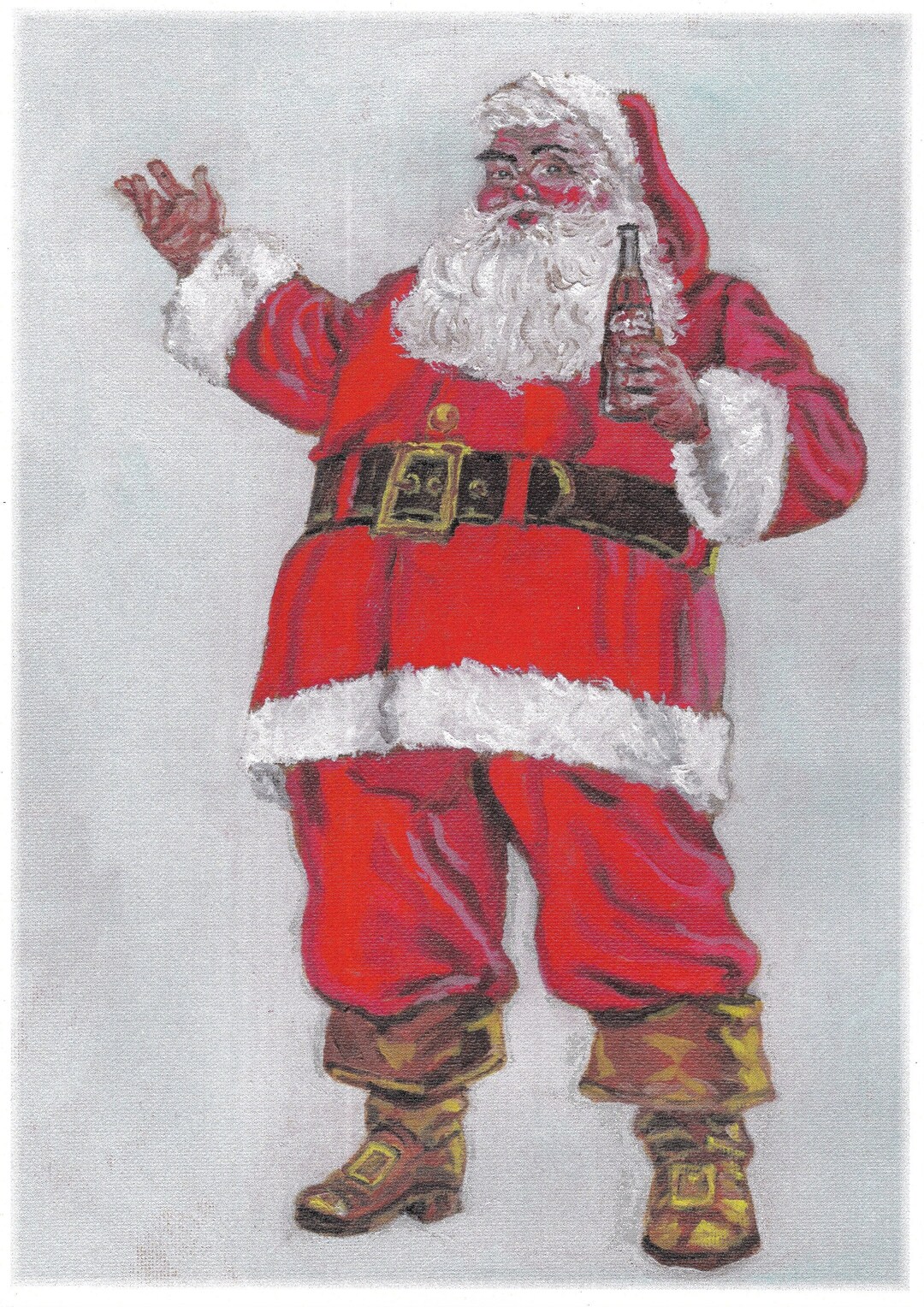 Coca Cola Santa 2019 (print) - Etsy
