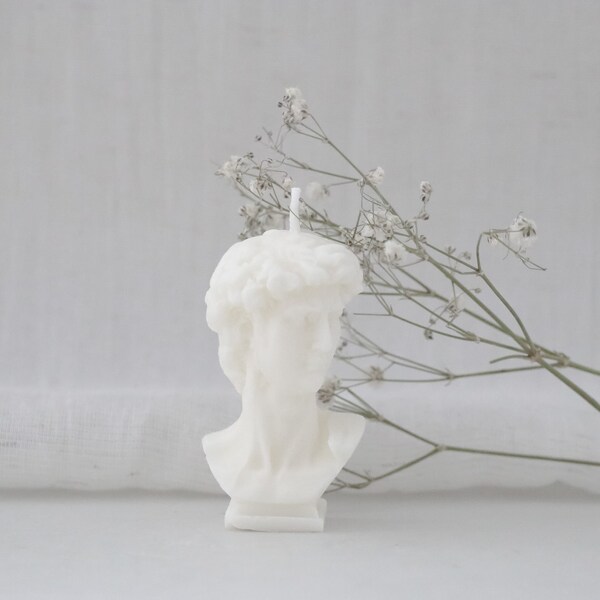 Greek Bust Candle - Etsy