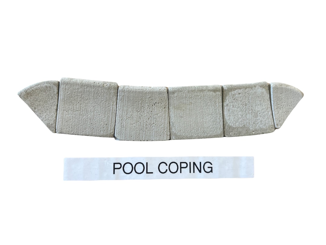 6 Piece Concrete Pool Coping - Etsy