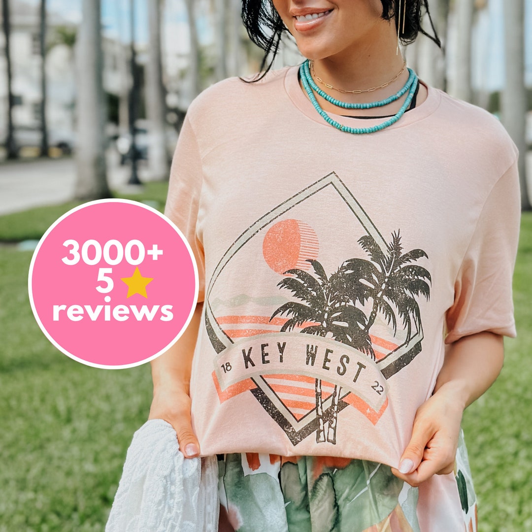 Key West Florida Retro Beach Club Shirt, Retro Vintage Beach Club Shirt ...