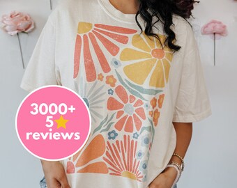 Retro Flowers - Etsy