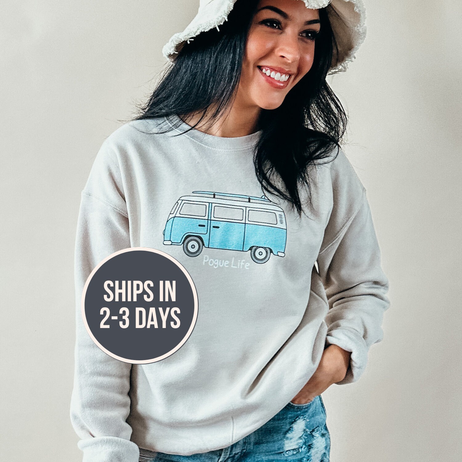 Pogue Life Van Sweatshirt Outer Banks Sweatshirt Outer Banks - Etsy