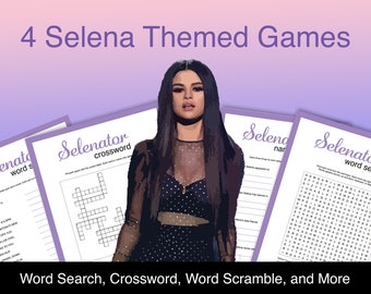 Taylor Swift Party Games: Word Search Crossword and More PDF - Etsy