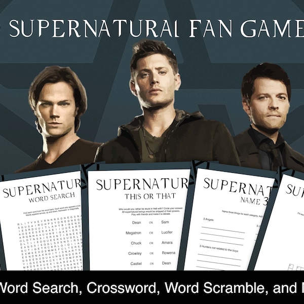 Supernatural - Etsy