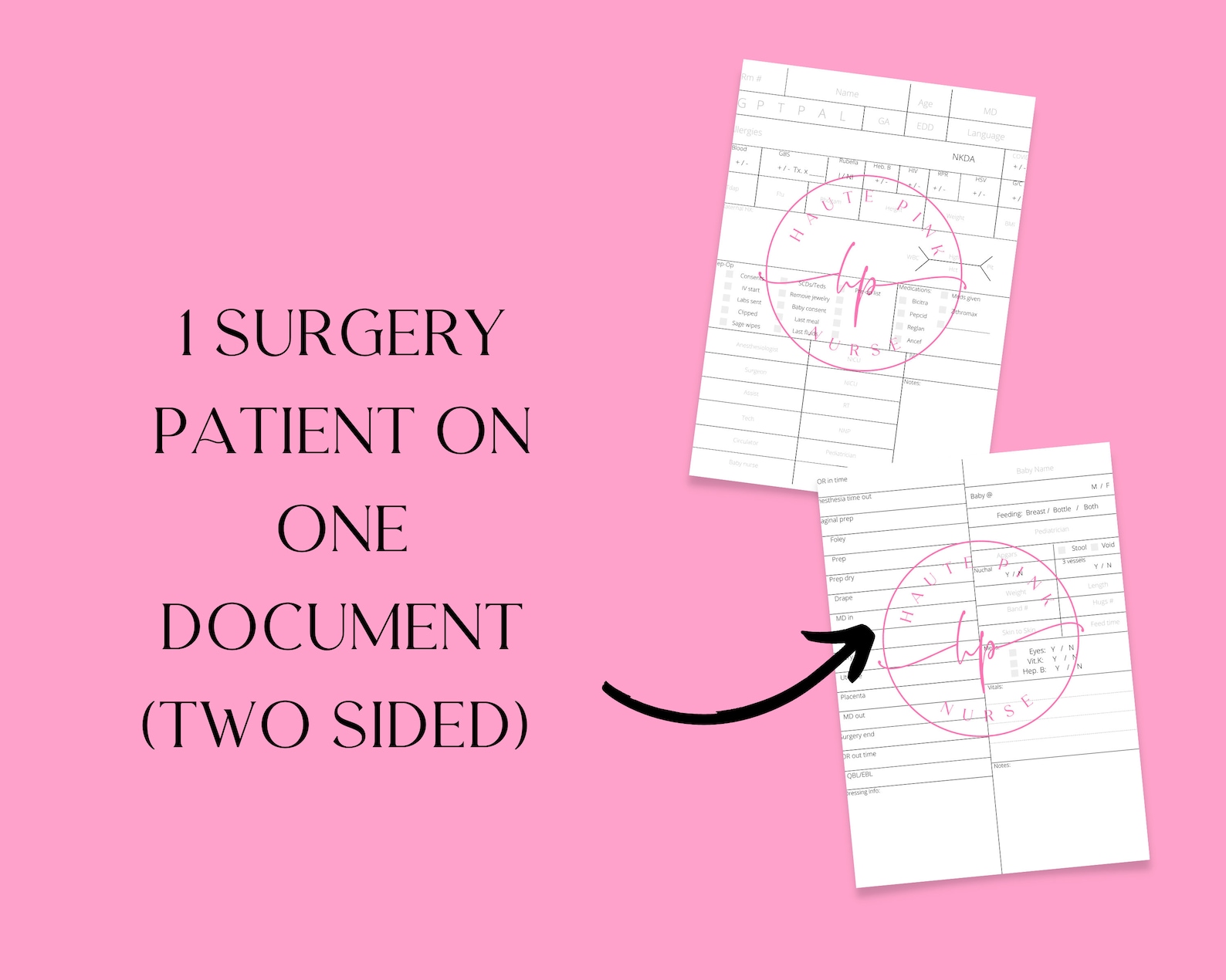 Cesarean Section Report Sheet | Circulating OB Nurse | OB Nurse | Lnd ...