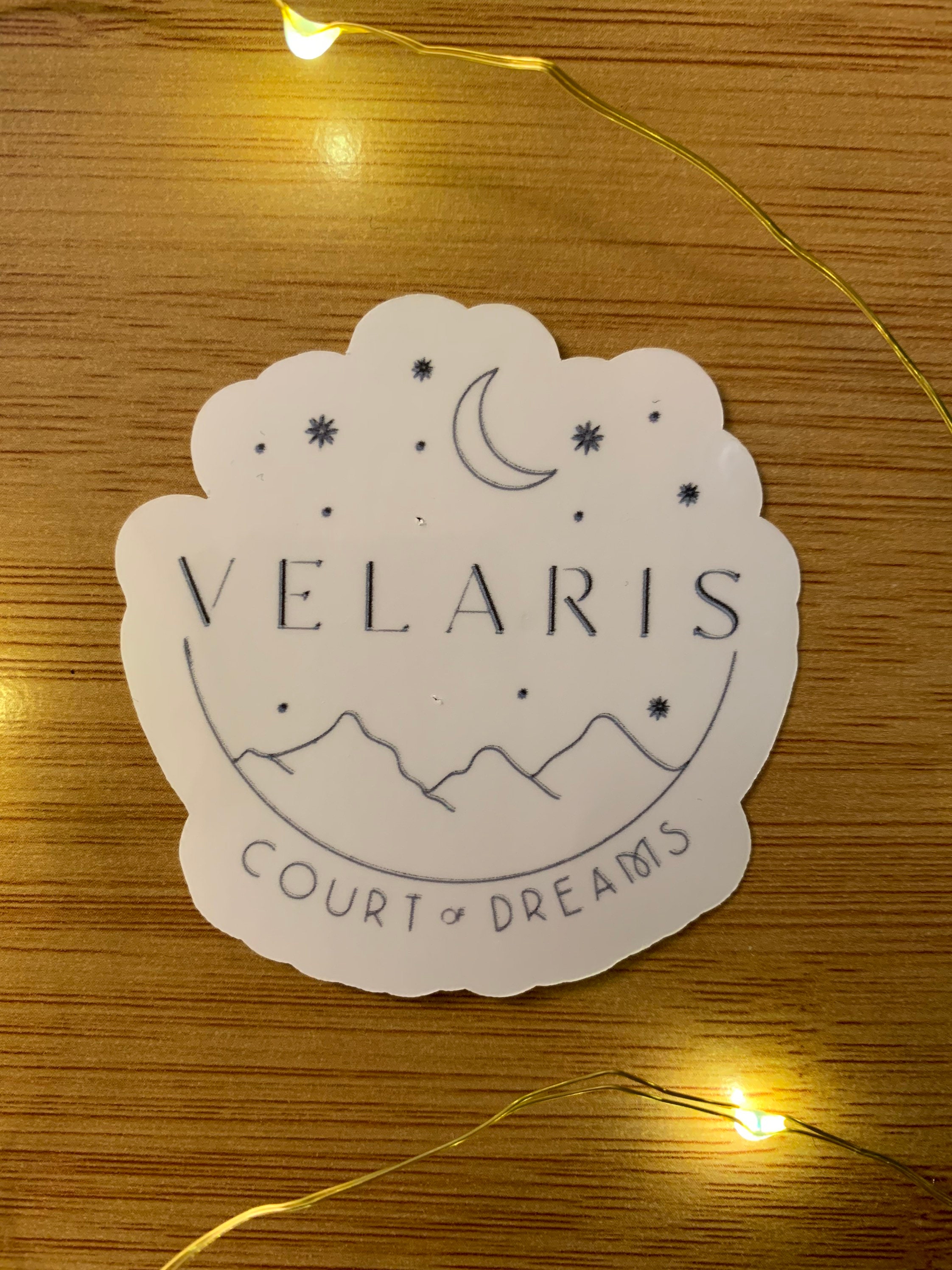 Velaris ACOTAR Waterproof Vinyl Sticker Perfect for Any Acotar Fan Use ...