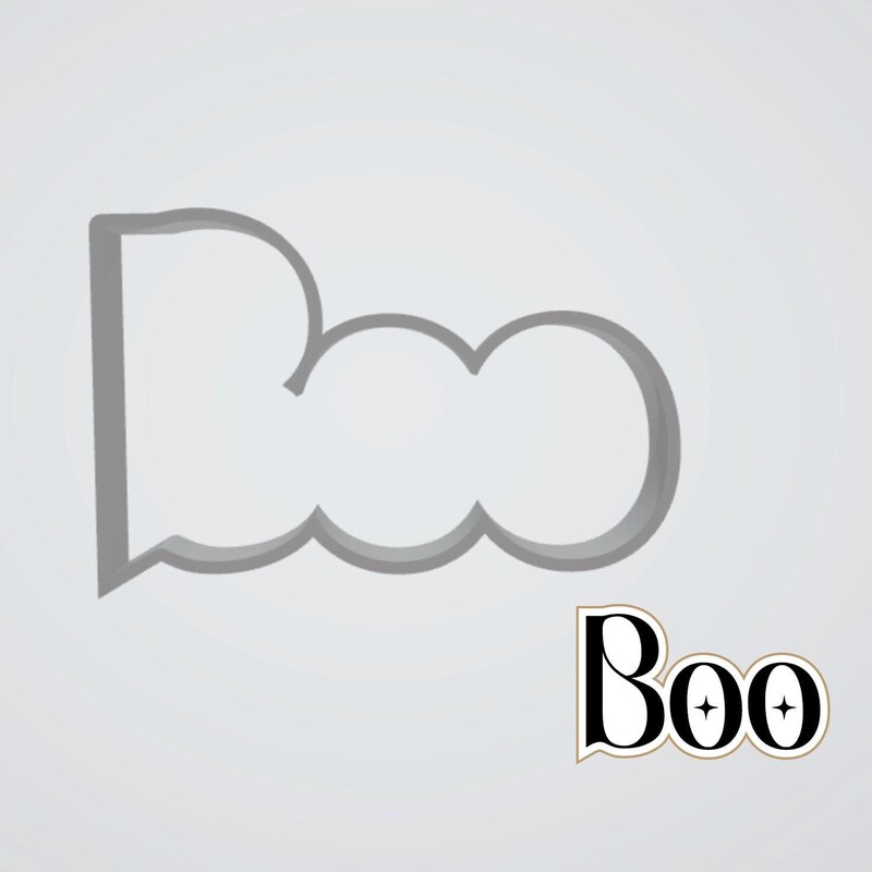 Boo Cookie Stamp & Cutter - Etsy