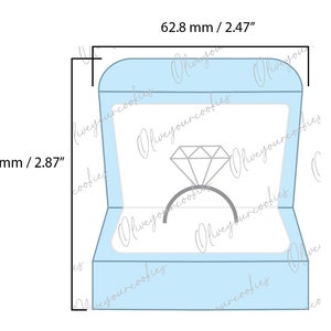 Ring Box Cookie Cutter - Physical Cutter - Etsy