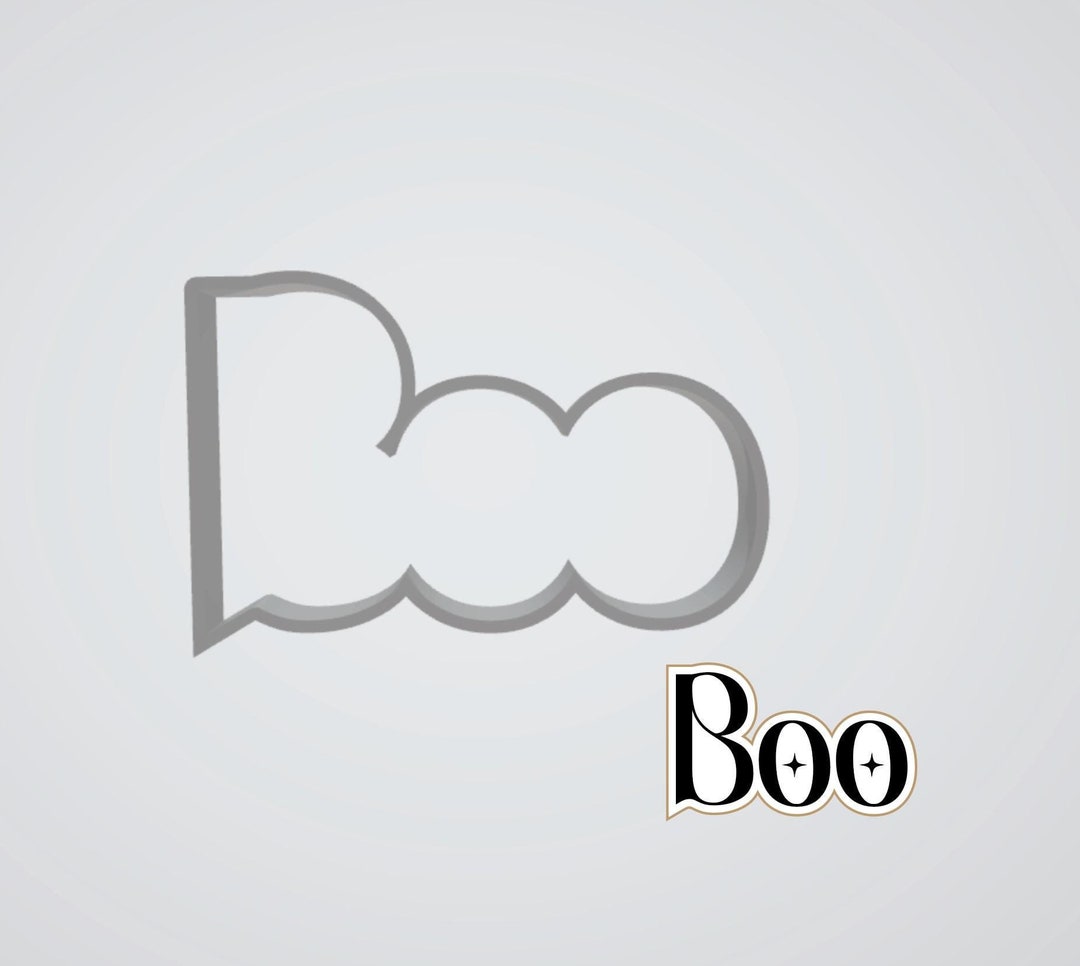 Boo Cookie Cutter - STL File for 3D Printing - PYO - Etsy