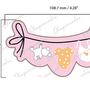 Banner Cookie Cutter - Physical Cutter - Etsy