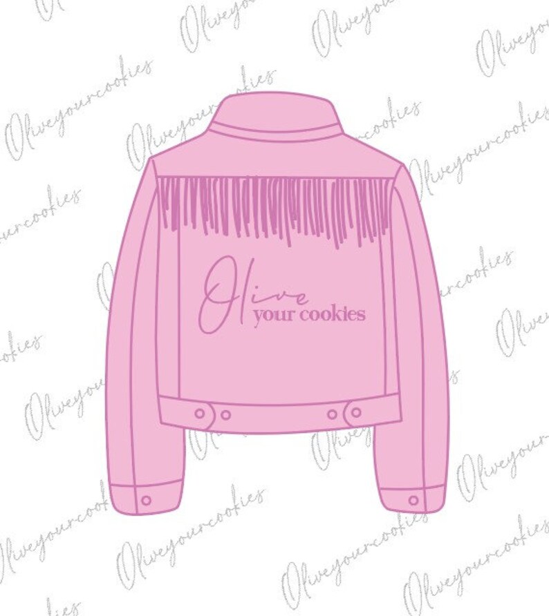 Denim Jacket Back Cookie Cutter Physical Cutter - Etsy