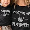 CUSTOM Heavy Metal Mommy and Me Outfit | Rocker Pregnancy Announcement ...