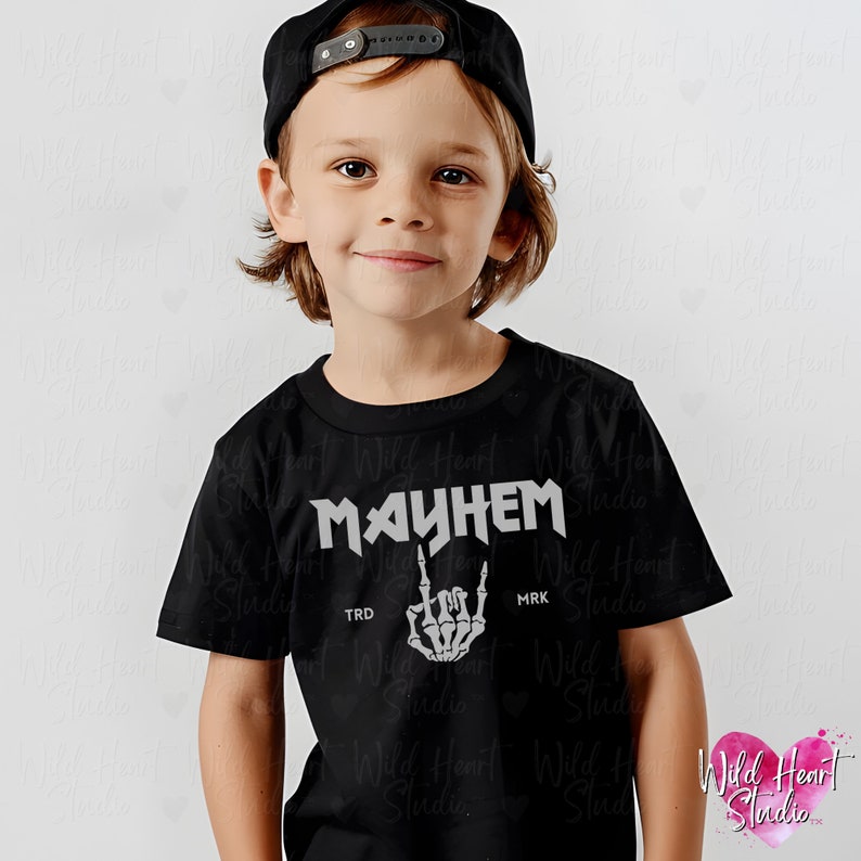 CUSTOM Heavy Metal Mommy and Me Outfit | Rocker Pregnancy Announcement ...