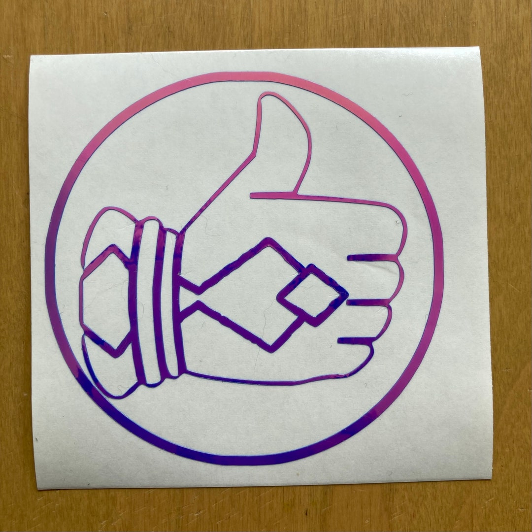 Bennett Burst Vinyl Sticker - Etsy