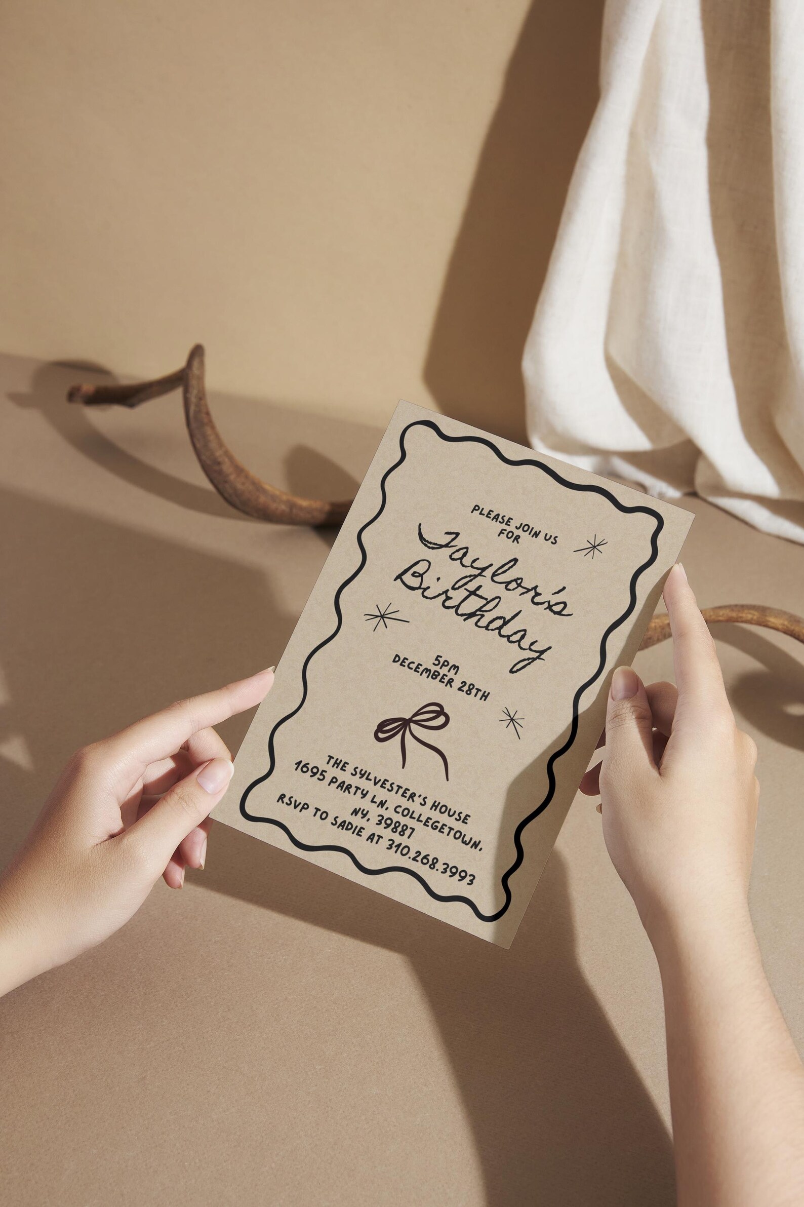 Customizable Editable Birthday Party Invitation Instant Download - Etsy